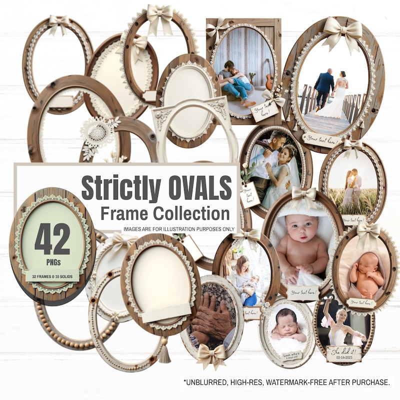 Oval Frames - Etsy