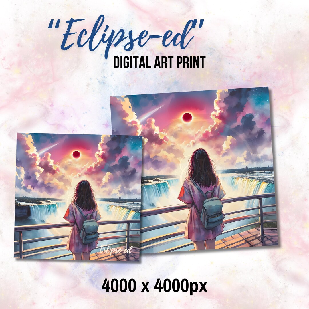 Eclipse-ed | DIGITAL Art | Instant Download | Art | Sublimation ...