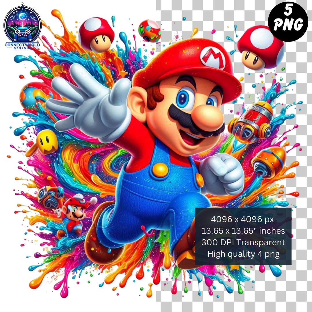 5 Game Character PNG, Cartoon PNG, Videogame Clipart Png, Splash and ...