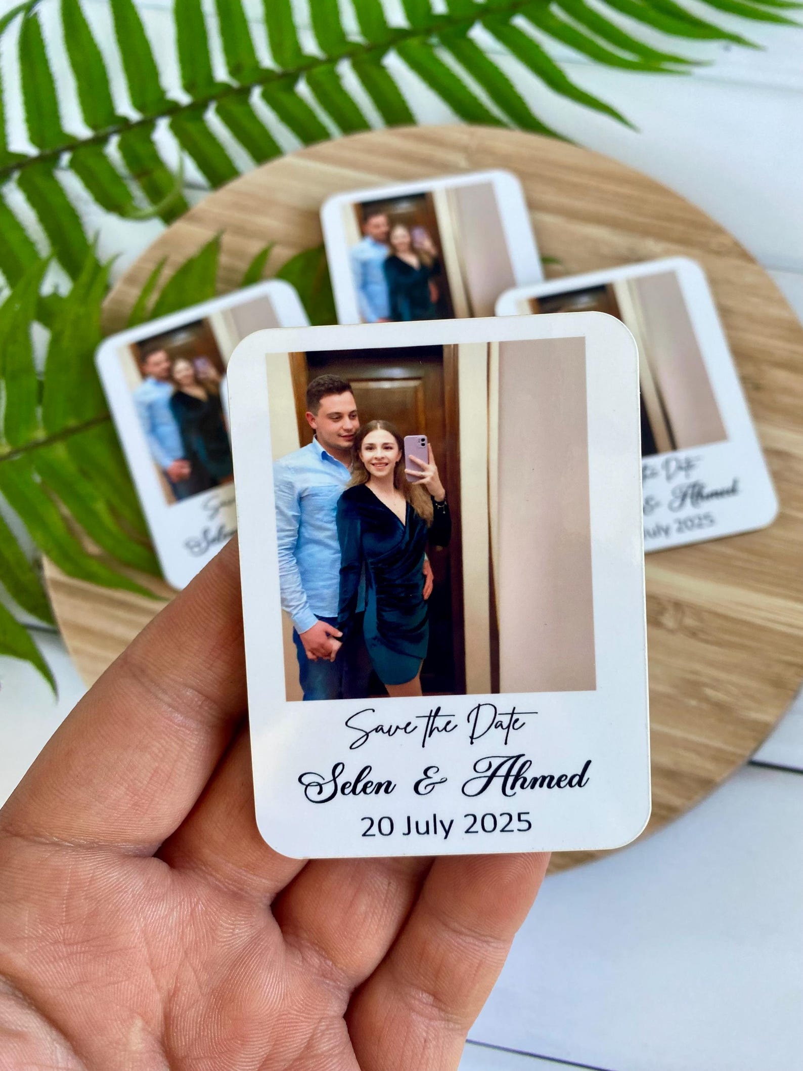 Save the Date Magnet Photo for Wedding Inivitations, Custom ...