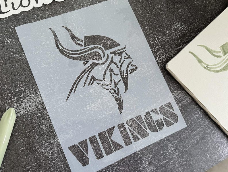 Viking Head Stencil | Reusable Stencils for Painting on Wood, Glass ...