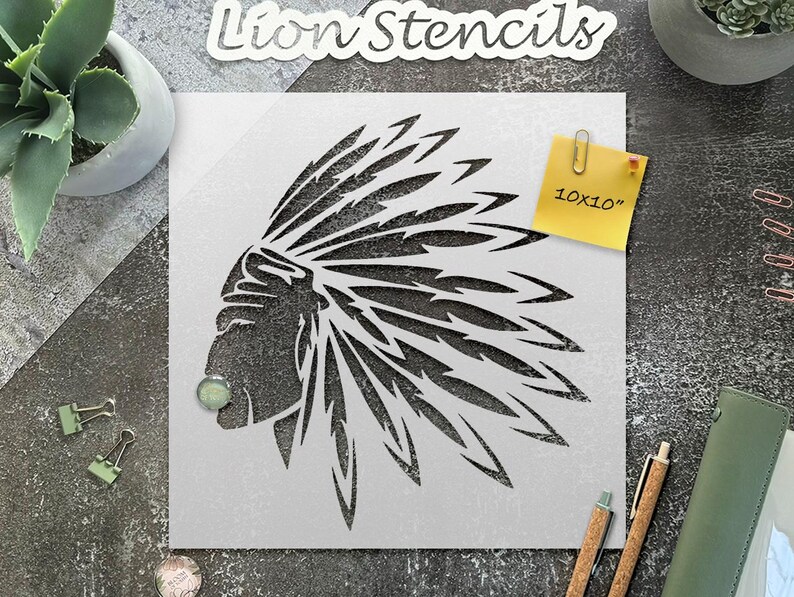 Reusable Native American Stencils for DIY Crafts & Painting Tribal Art ...