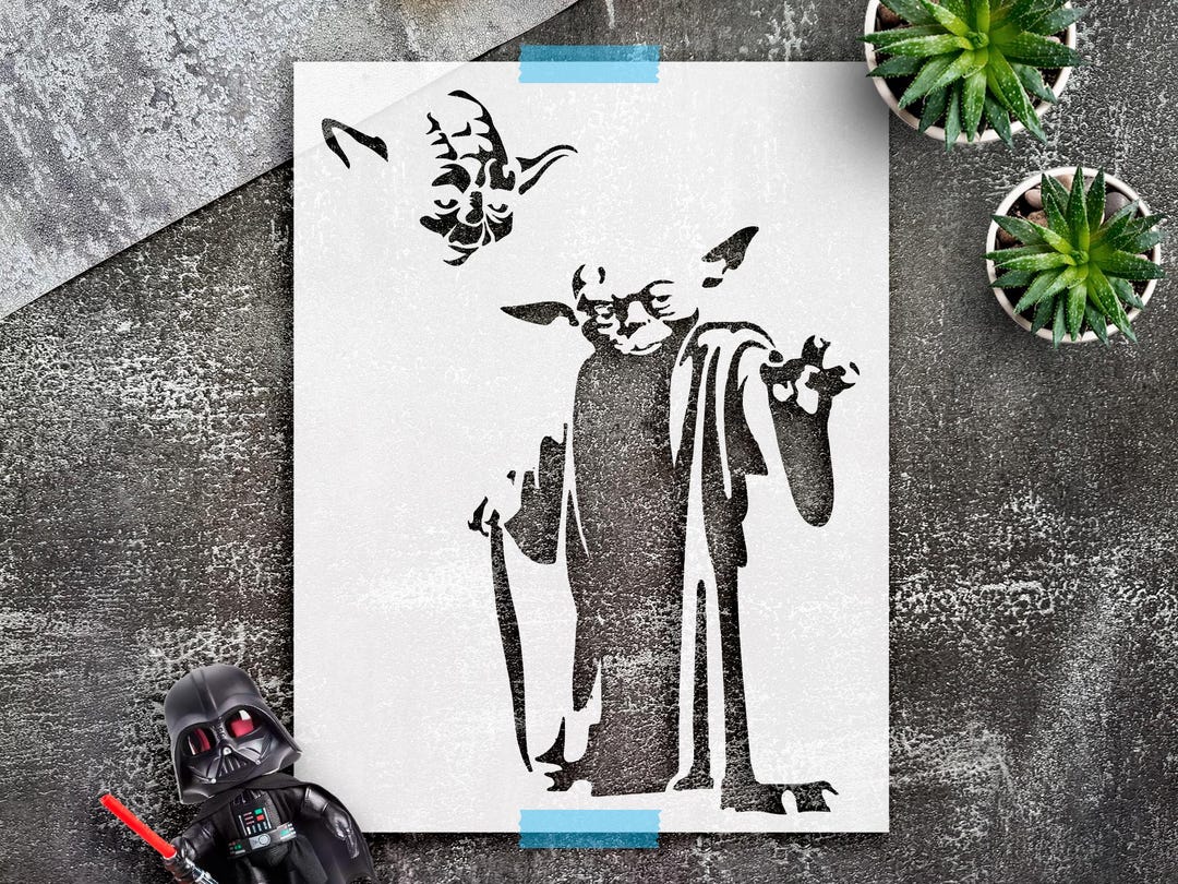 Star Wars Stencil Template, Reusable Mylar Plastic Stencils of Iconic ...