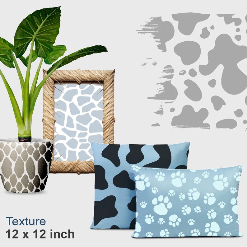 Animal Skin Texture Stencils Set - Reusable Plastic Templates for ...