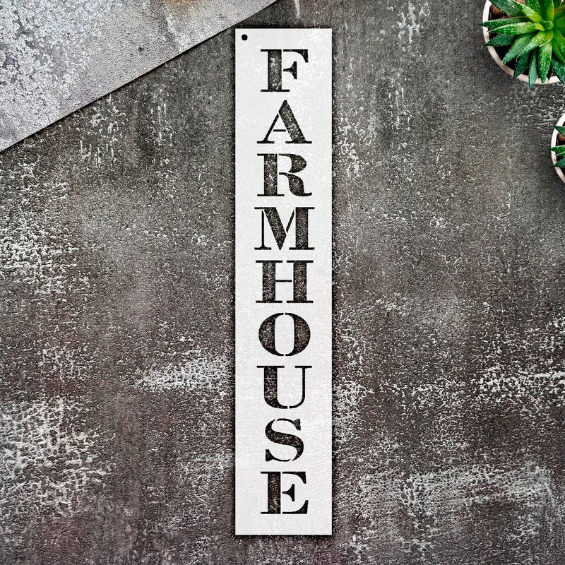 Farmhouse Stencil - Etsy