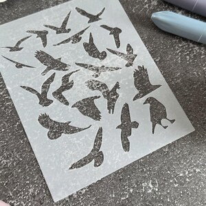 Bird Stencil Template Reusable Stencil for Painting, Crafts, and DIY ...