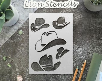Cowboy Hat Stencil - Etsy