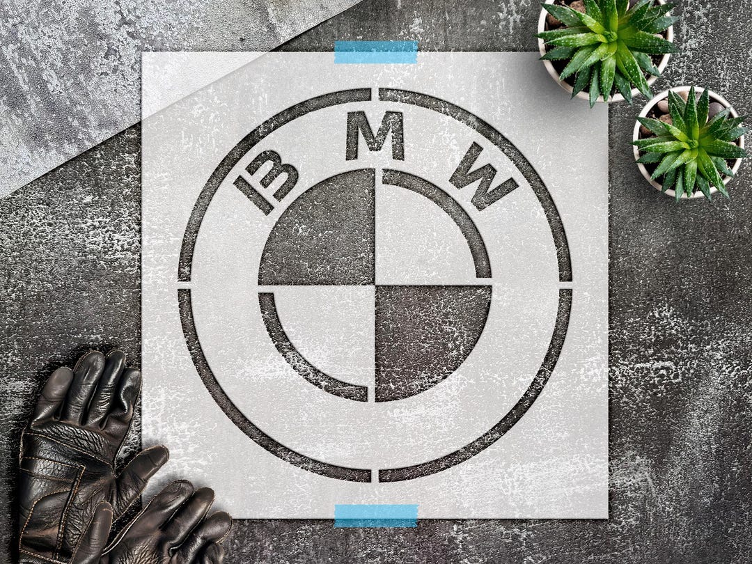 German Car Logo Stencil for DIY Auto Decor, Premium Car Emblem Stencil ...