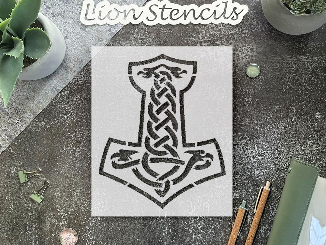 Forearm Protection Alligator Stencil 6x5 Inch - Reusable Plastic ...