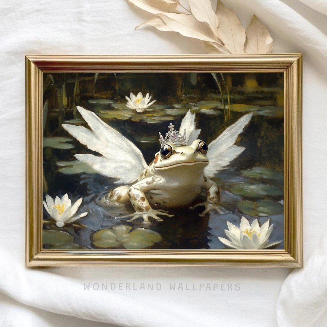 TEMPLATE - Mythical Creature Art, Fantasy Wall Art, Magical Cottagecore ...