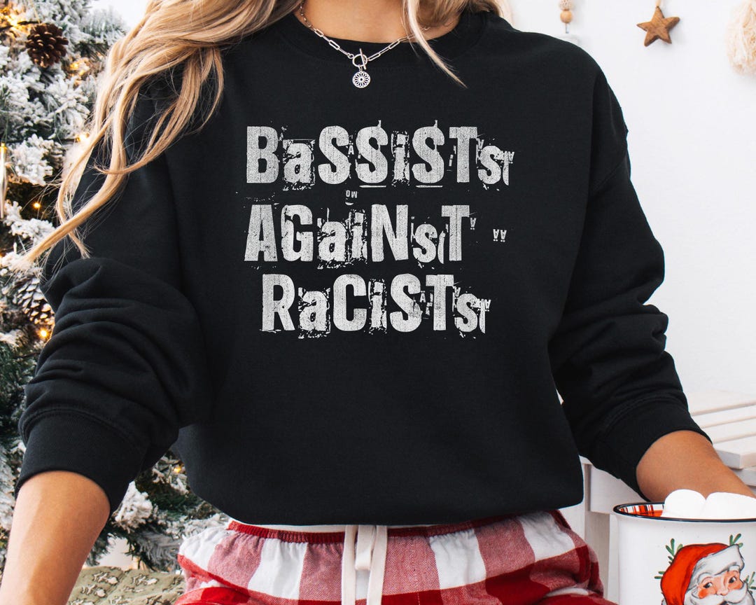 Bassists Against Racists PNG Download, Anti-racism Music Lover PNG ...