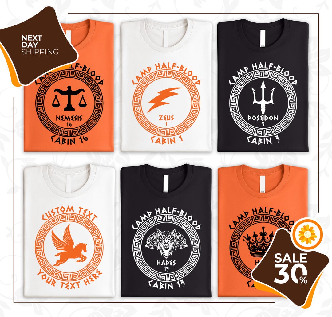 Custom Percy Jackson Shirt | Camp Half Blood | Heroes of Olympus Shirt ...