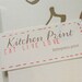 Eat Live Love Repeat Letterpress Print- Kitchen Art - Etsy