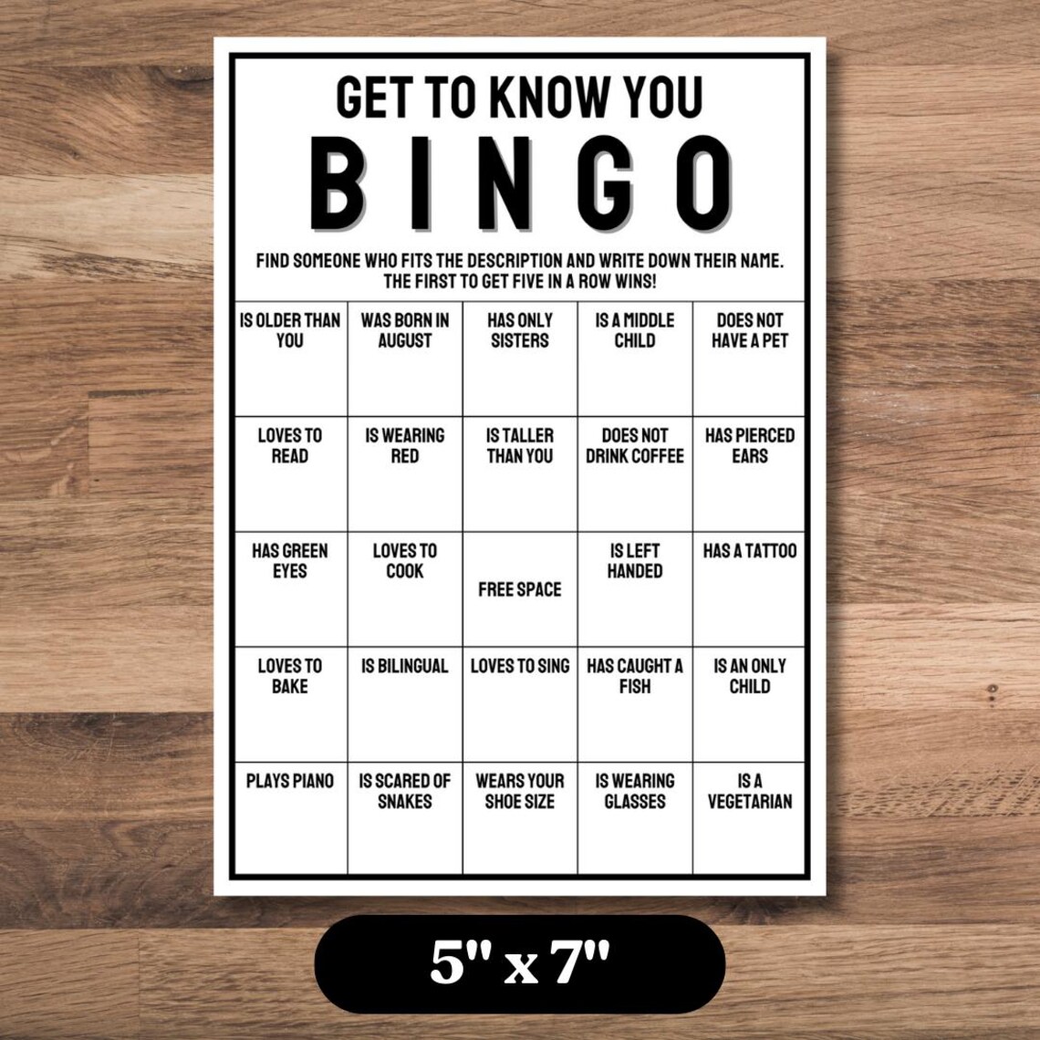 Editable Get to Know You Bingo, Printable Icebreaker Activity, Find ...