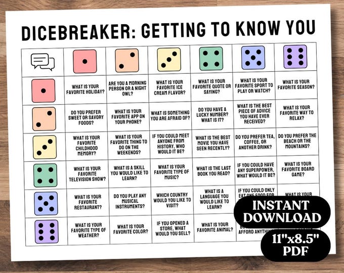 DICE BREAKERS | Team Building | Roll an Exercise | Fitness Activities ...