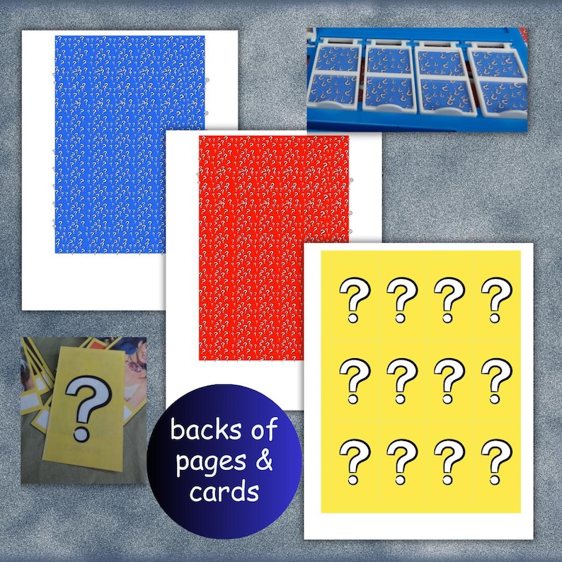 Custom Guess Who Game Template: Canva DIY (fits C2124 & F1360) (PDF ...