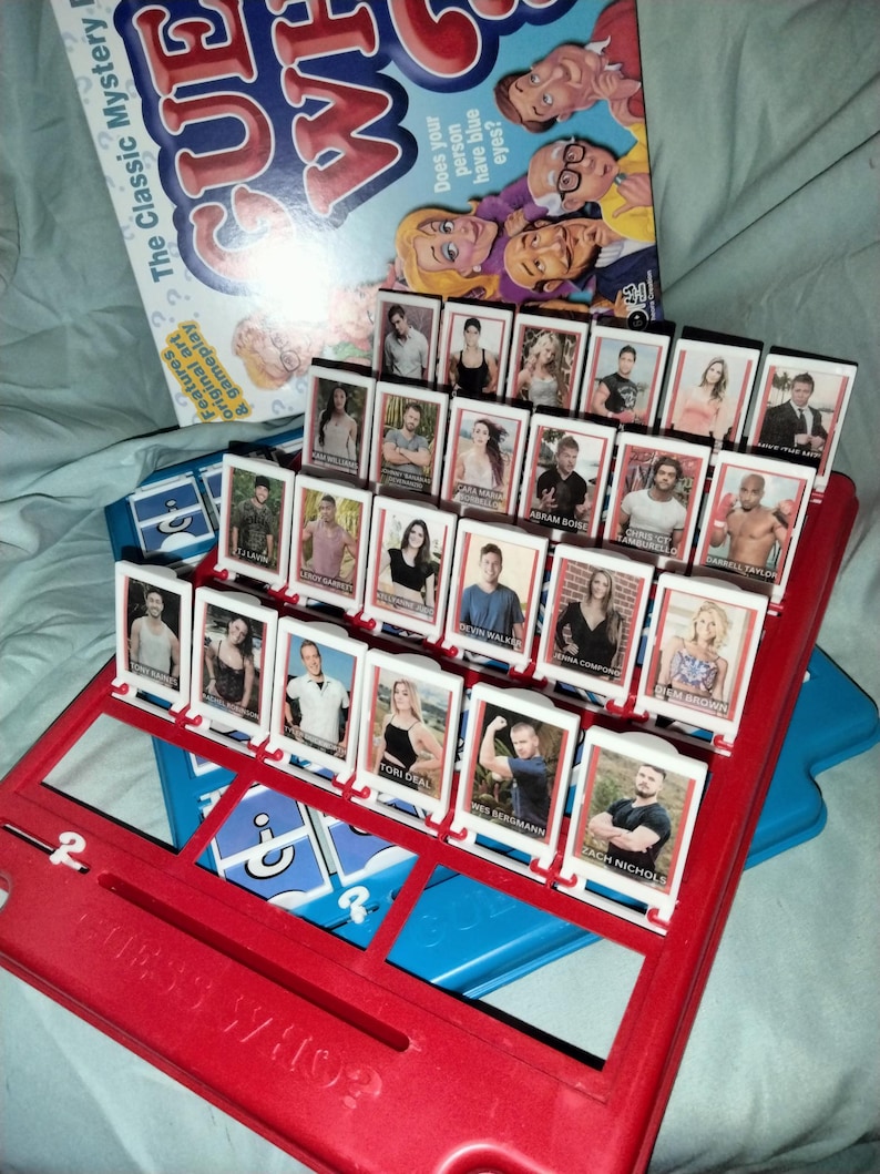 The Challenge Themed Guess Who Board Game (game Version 1191) (custom ...