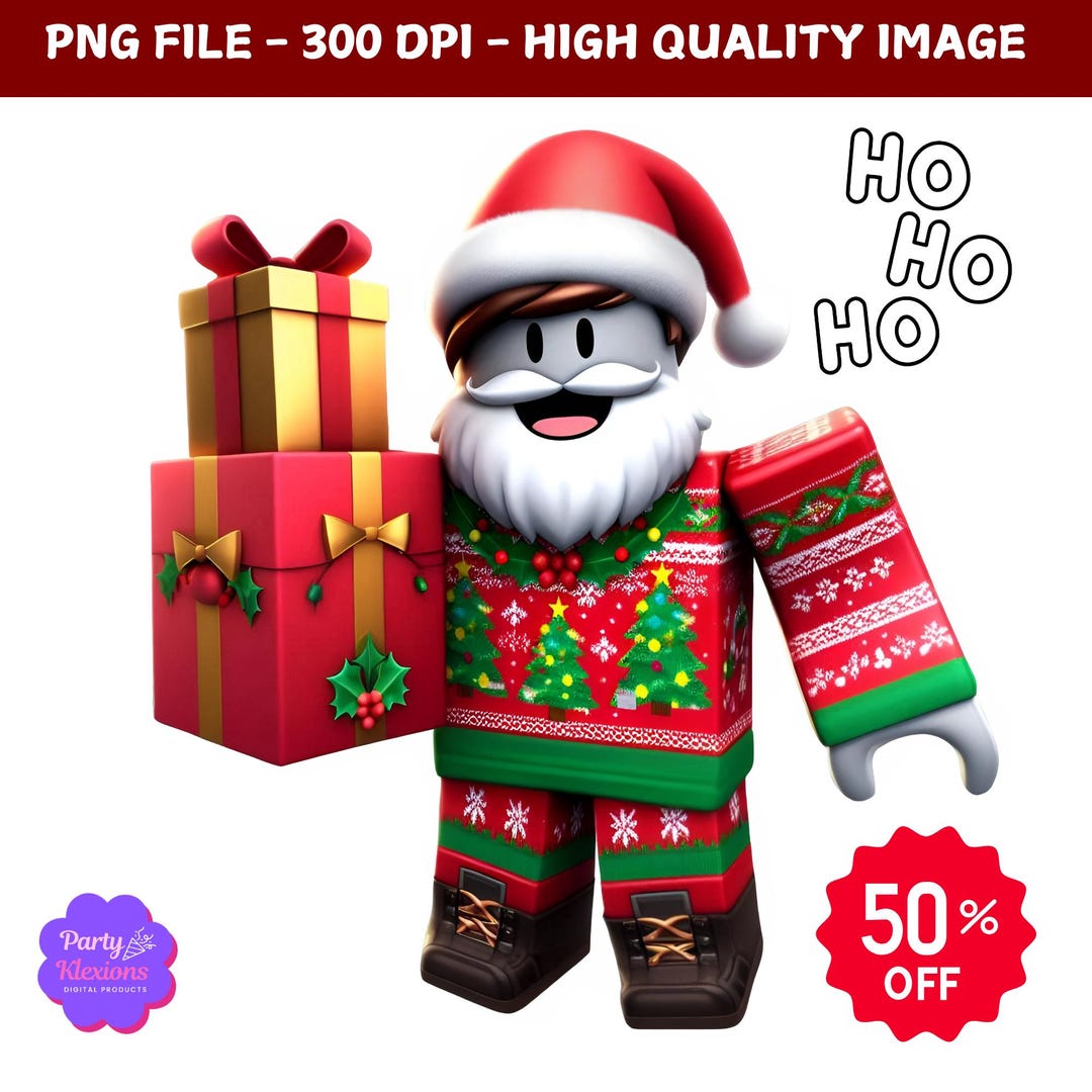 Christmas Roblox Png, Merry Christmas Santa Roblox, Roblox Santa Claus ...