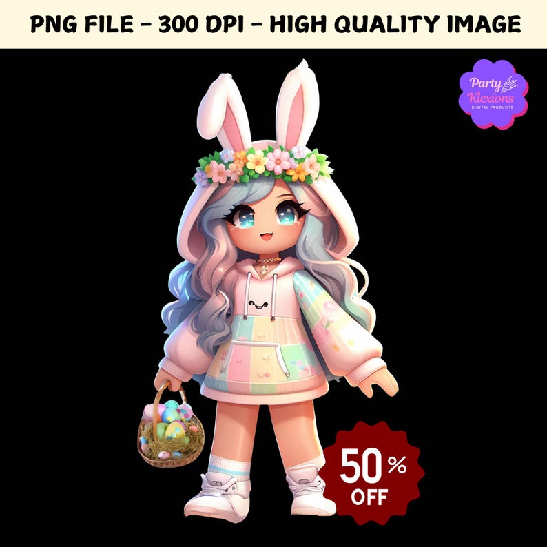 Easter Bunny Roblox, Easter Egg Bunny, Roblox Bunny, Kids Easter Egg ...