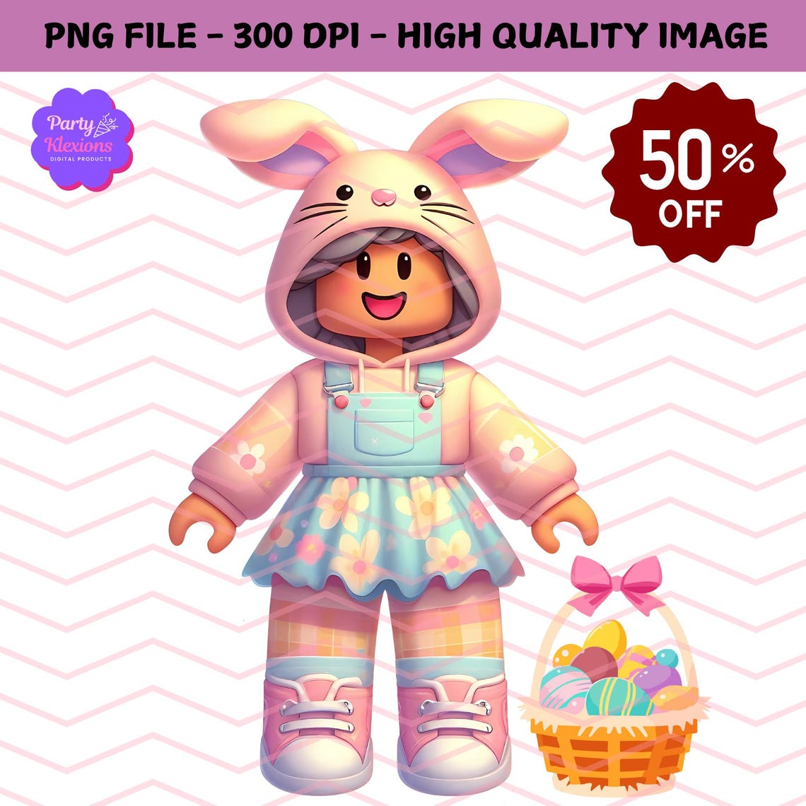Easter Bunny Roblox, Easter Egg Bunny, Roblox Bunny, Kids Easter Egg ...