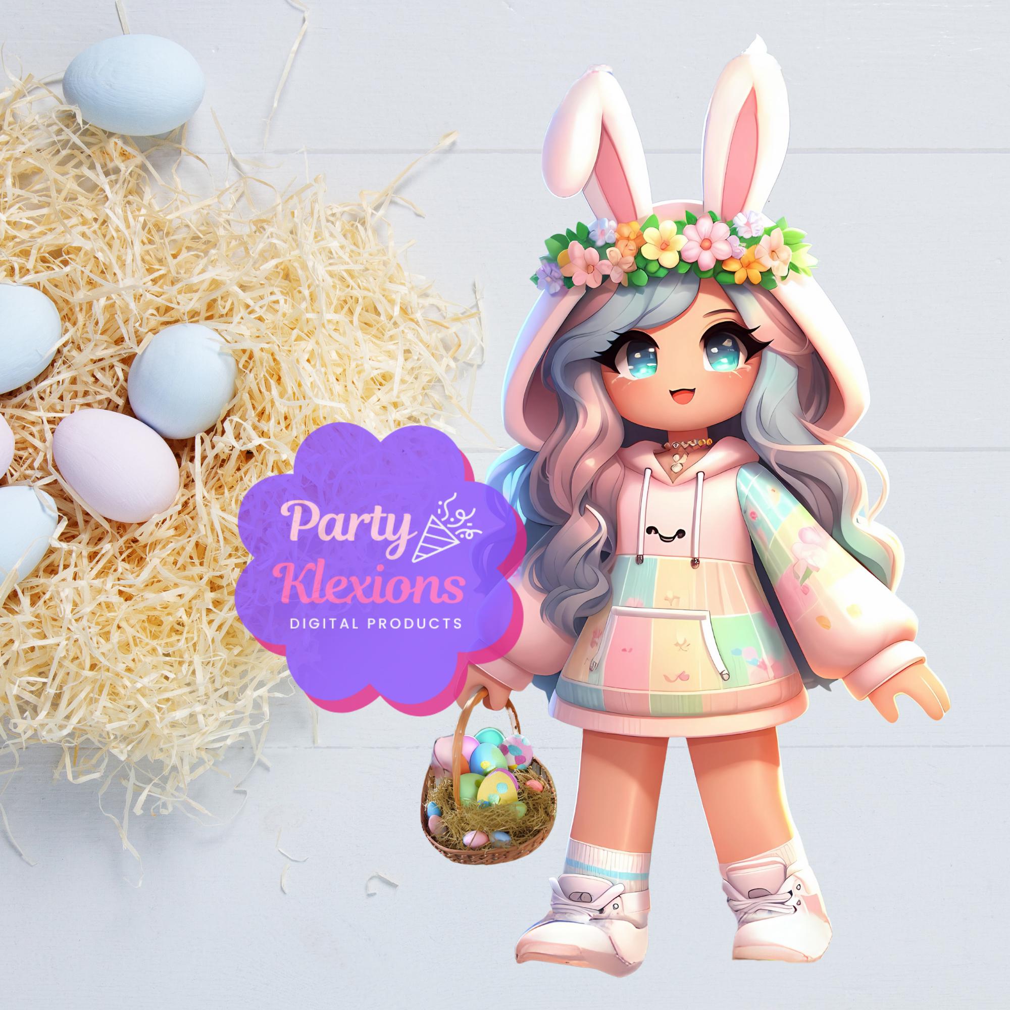 Easter Bunny Roblox, Easter Egg Bunny, Roblox Bunny, Kids Easter Egg ...