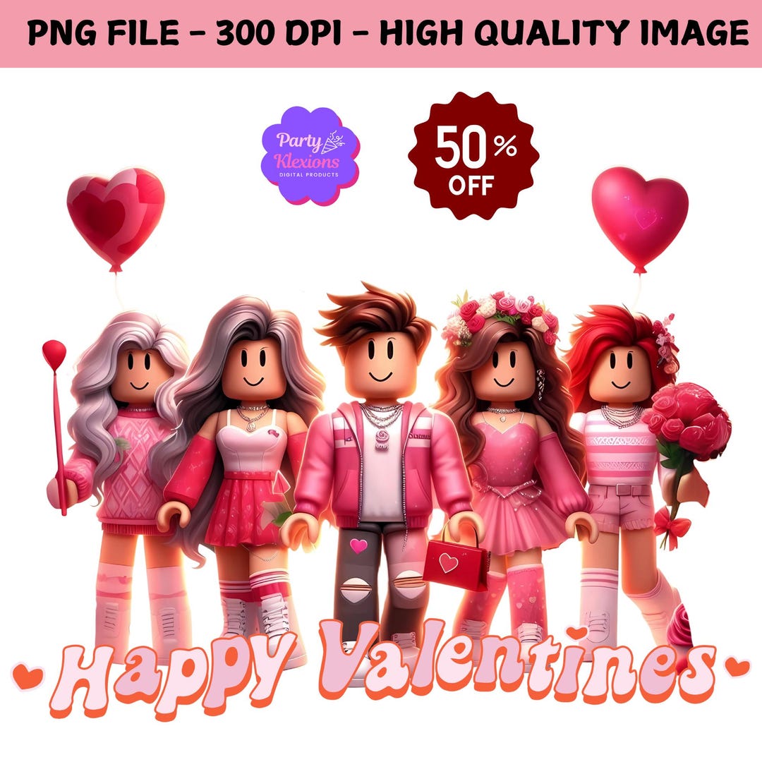 Roblox Valentine, Valentines Day, Roblox Character, Gamer Valentines ...