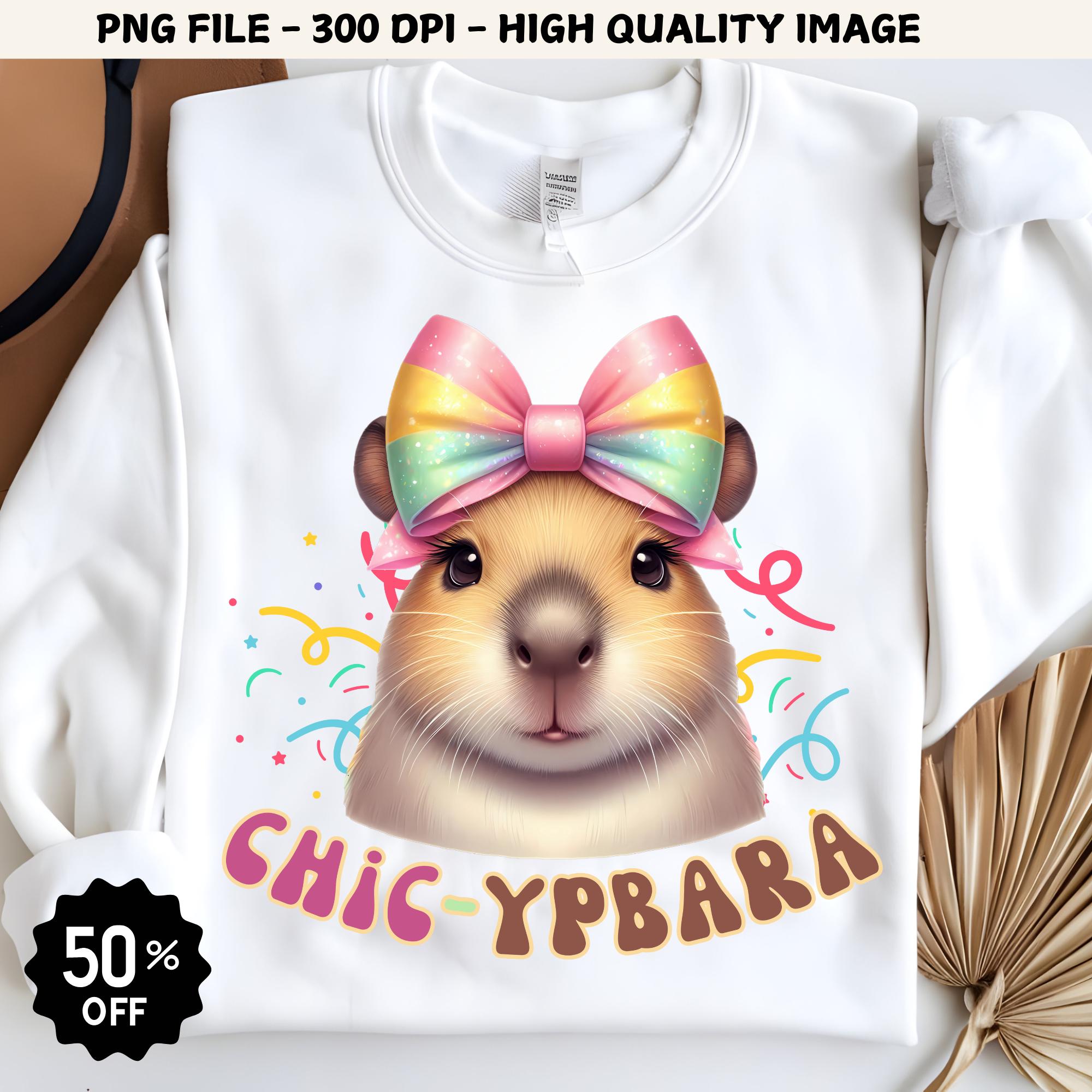 Capybara Png, Capybara Clipart, Big Coquette Bow Ribbon, Chic Pybara ...