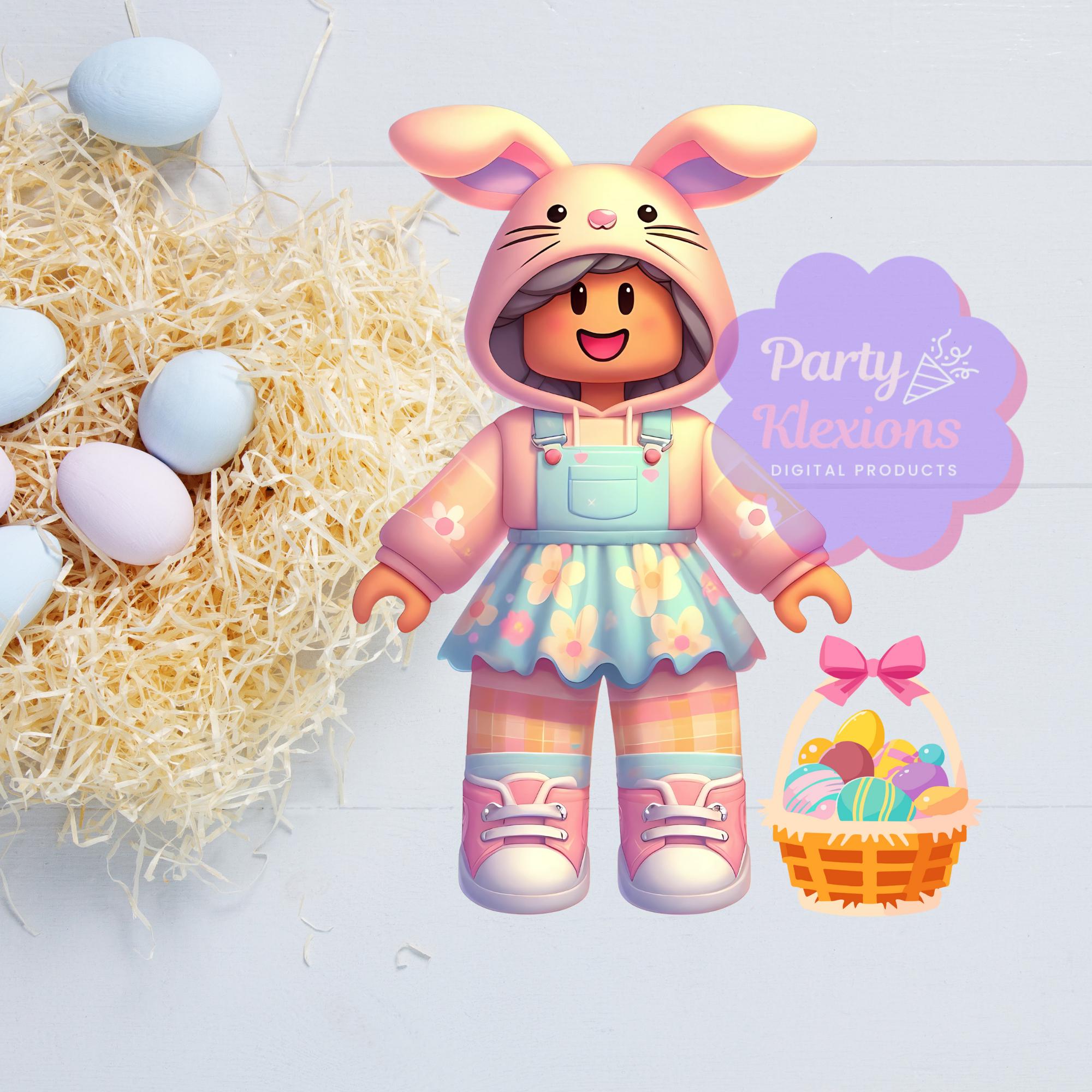 Easter Bunny Roblox, Easter Egg Bunny, Roblox Bunny, Kids Easter Egg ...