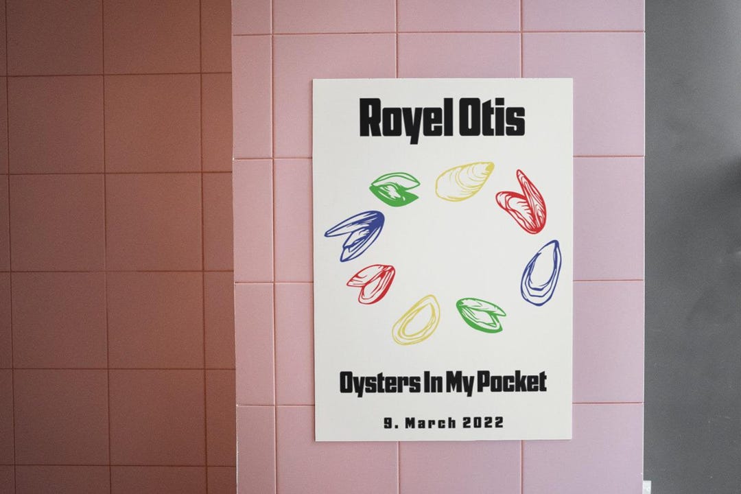 Poster, Poster, Cult, Royel Otis, Oysters in My Pocket - Etsy