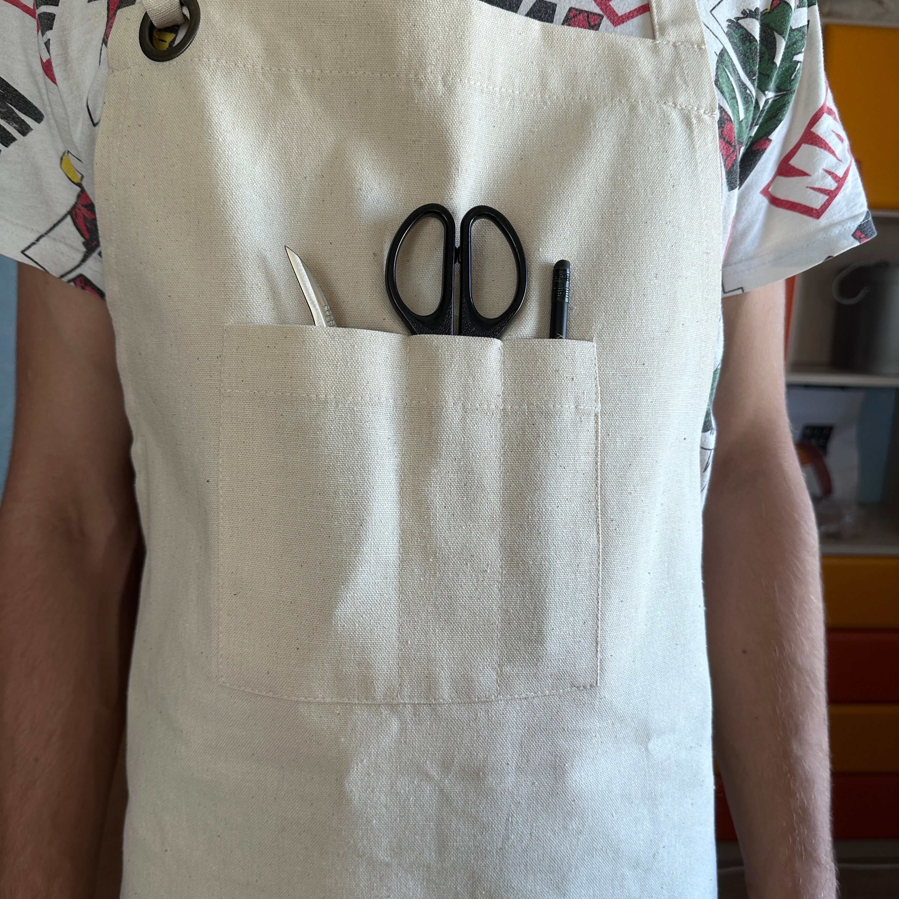 Apron for Wood Cutting, Woodworking, Handmade, Sewing, Embroidery ...