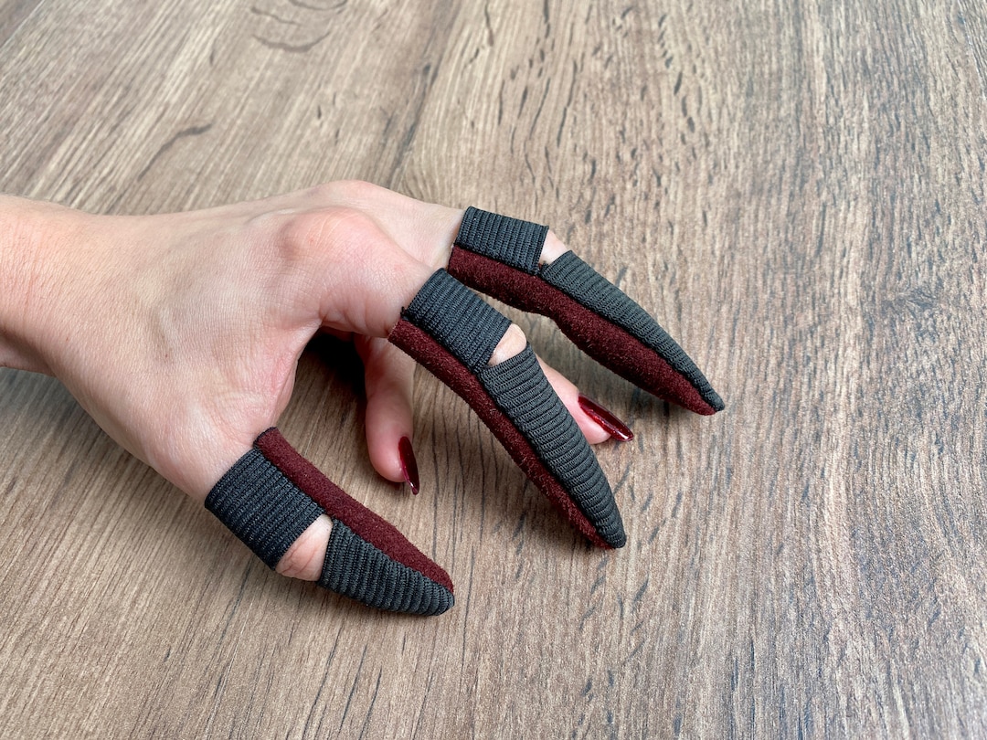 Women's Cherry Thimbles , Work in the Gardenleather Thimbles for Thumb ...