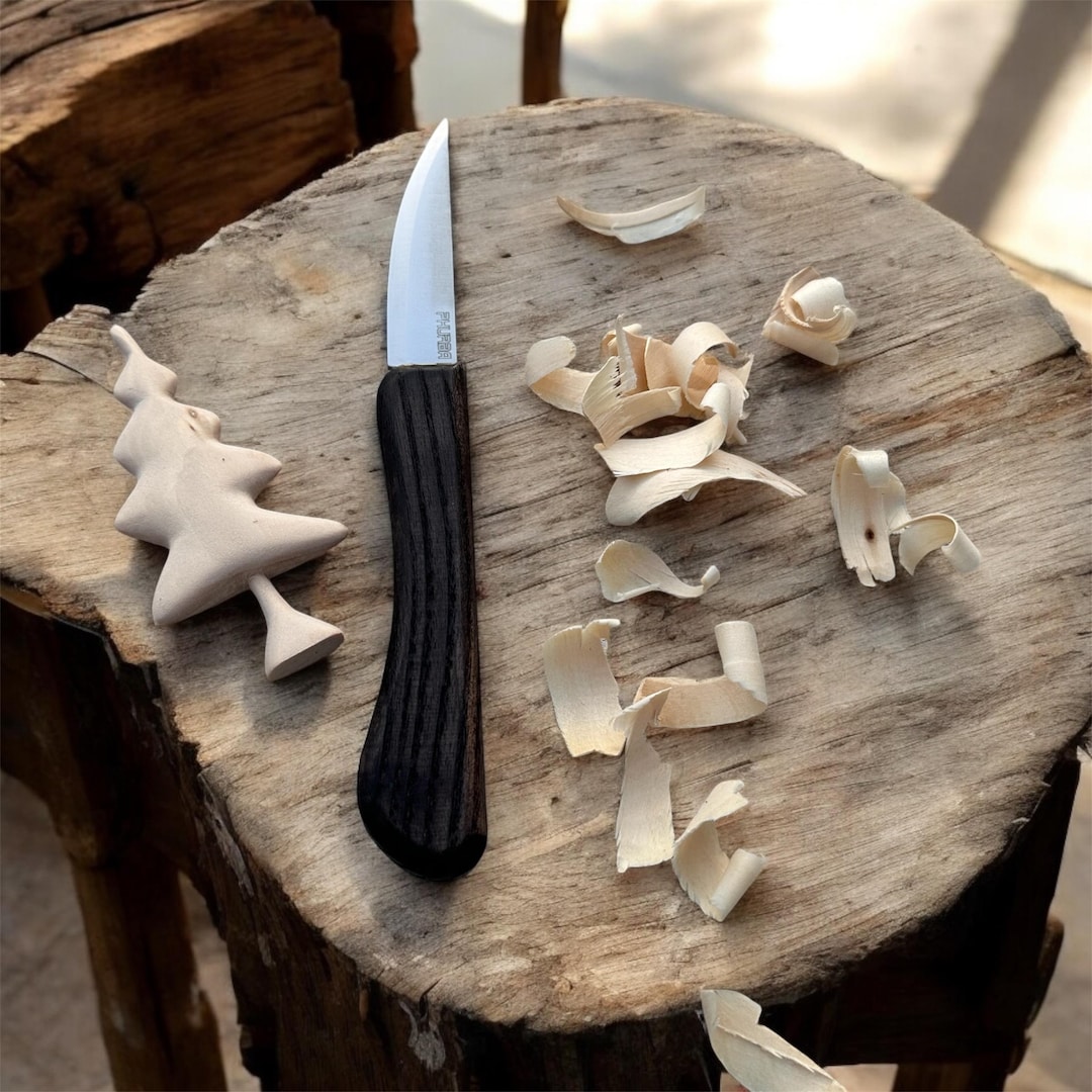 Handmade Sloyd Wood Carving Knife: 80mm Roughing Tool - Etsy