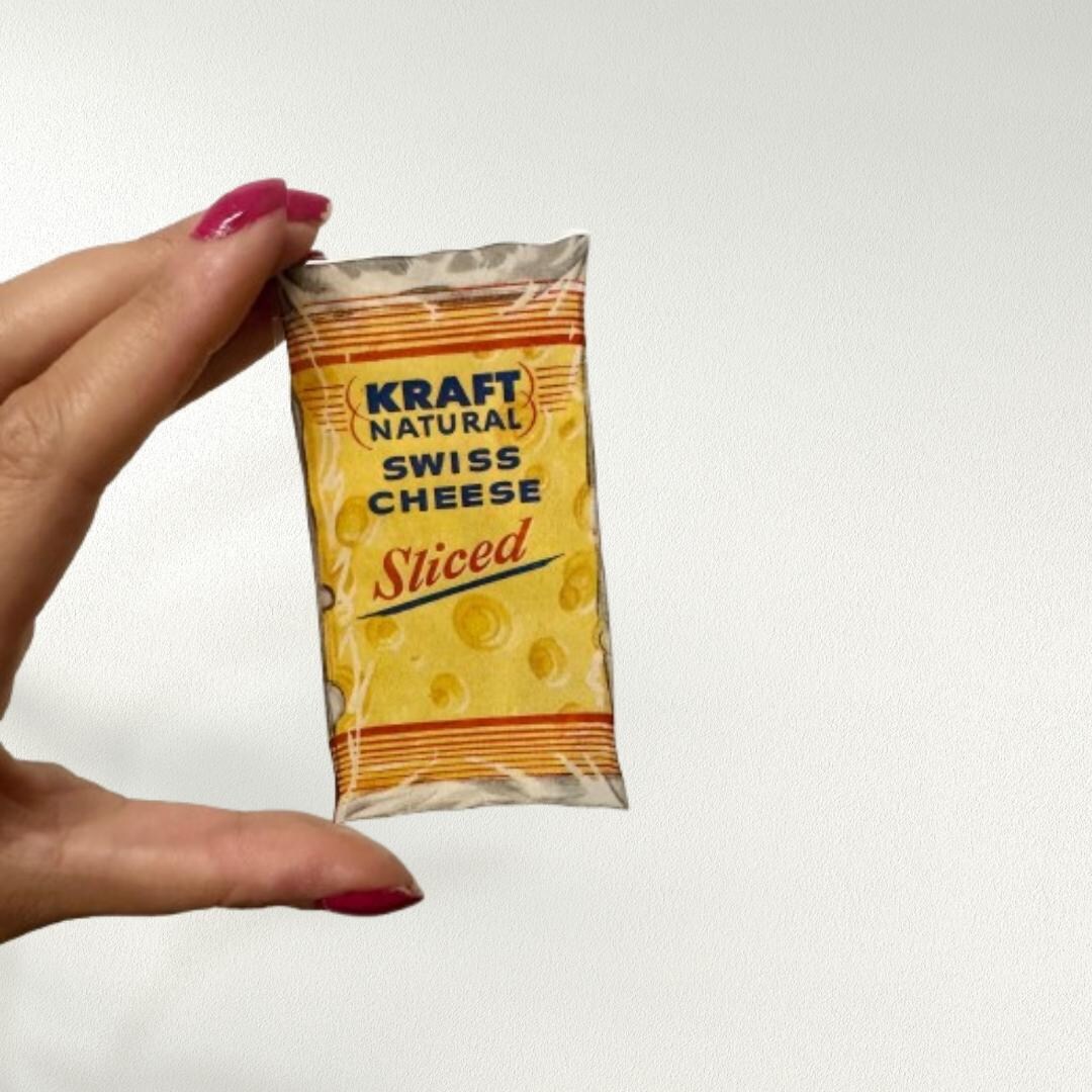 Vintage Kraft Sliced Cheese Laminated Cutout Scrapbooking & Crafts - Etsy
