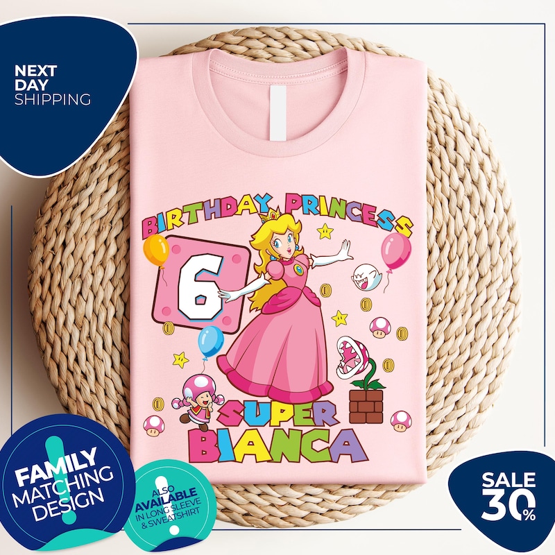 Princess Peach - Etsy