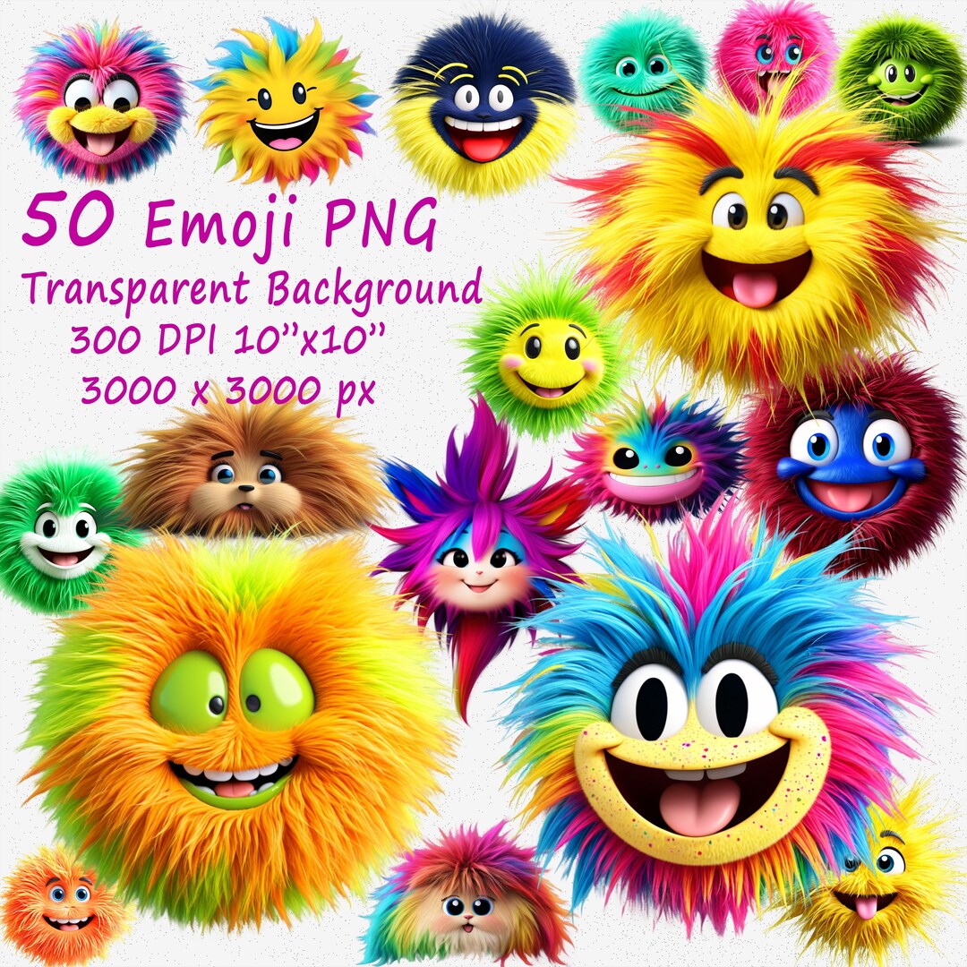 50 Smiley Face Emoji PNG - Happy Face Emotion Clipart & Stickers, 3D ...