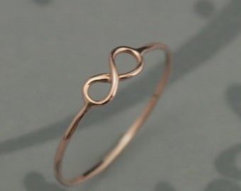Rose Gold Infinity - Etsy
