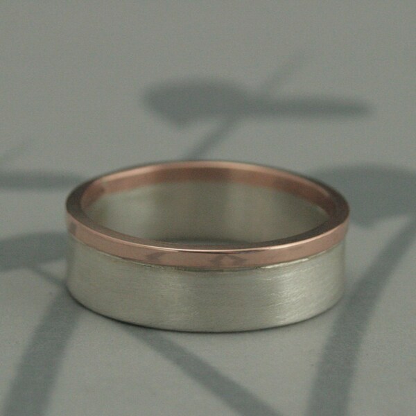 Mixed Metal Band - Etsy