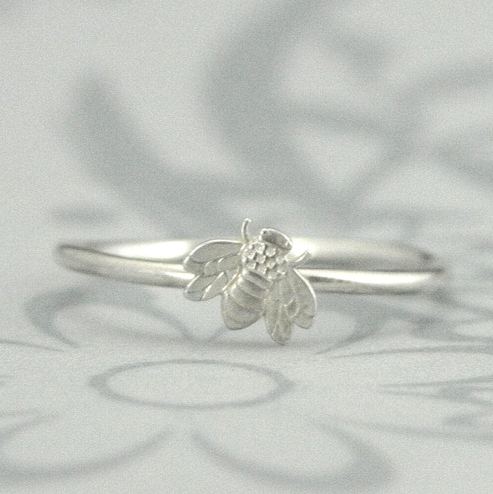 NEW Bugga Bugga Bands--sterling Silver Honey Bee Stacking Ring--silver ...