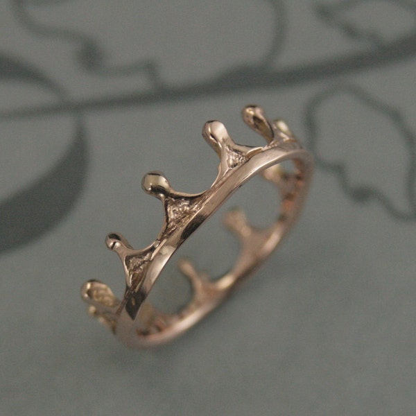 Gold Crown Ring - Etsy