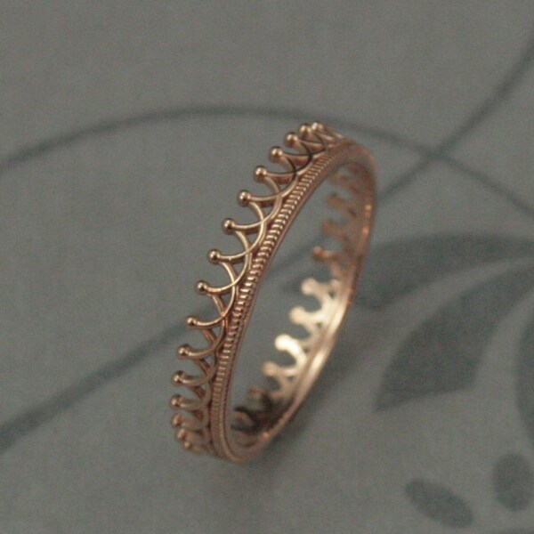 Gold Crown Ring - Etsy