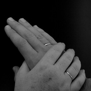 18K Wedding Rings—18k Yellow Gold Bands—his and Hers Rings—plain Jane Set—men’s Wedding Ring ...