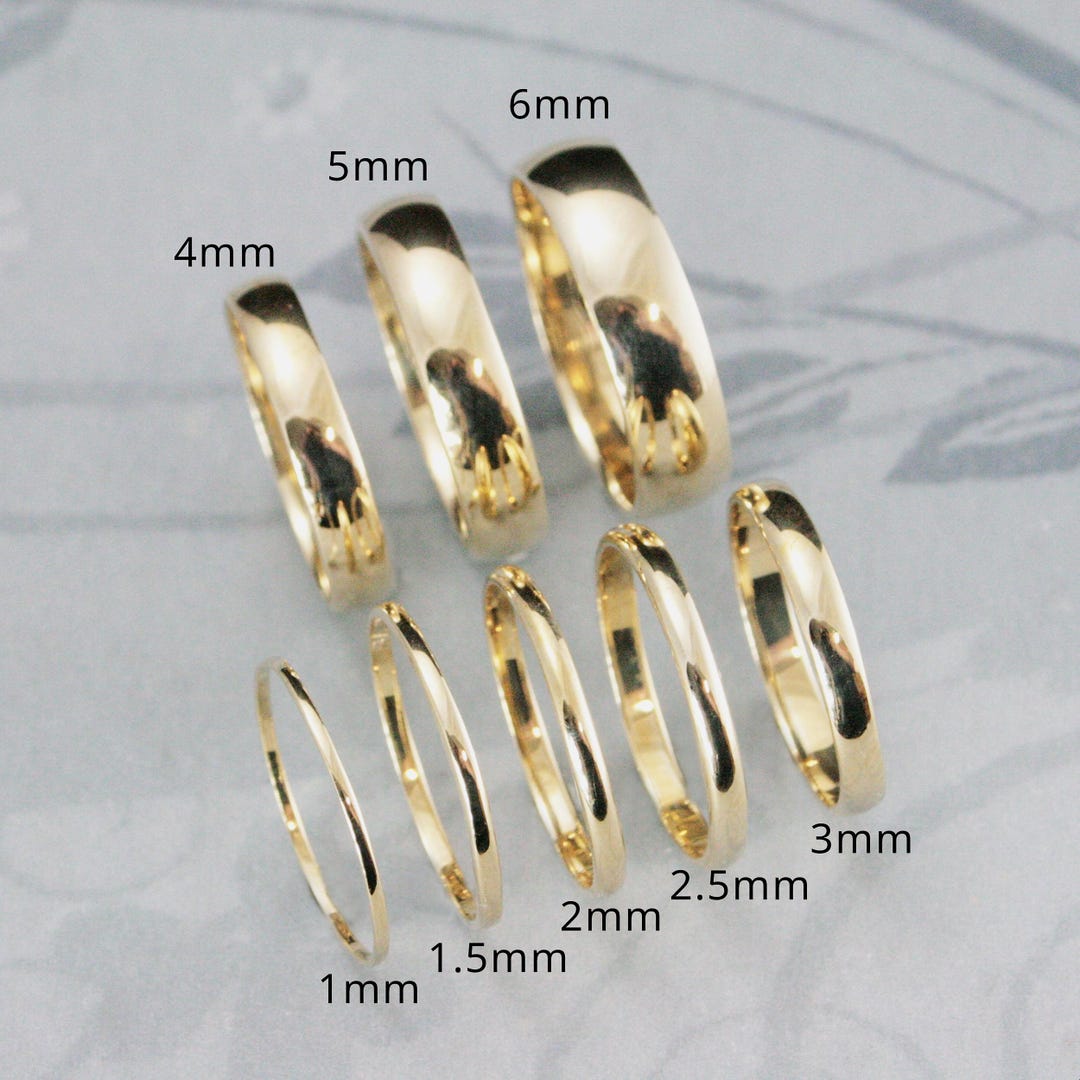Solid 14K Gold Ring Gold Wedding Band Solid Gold Handmade Ring Recycled ...