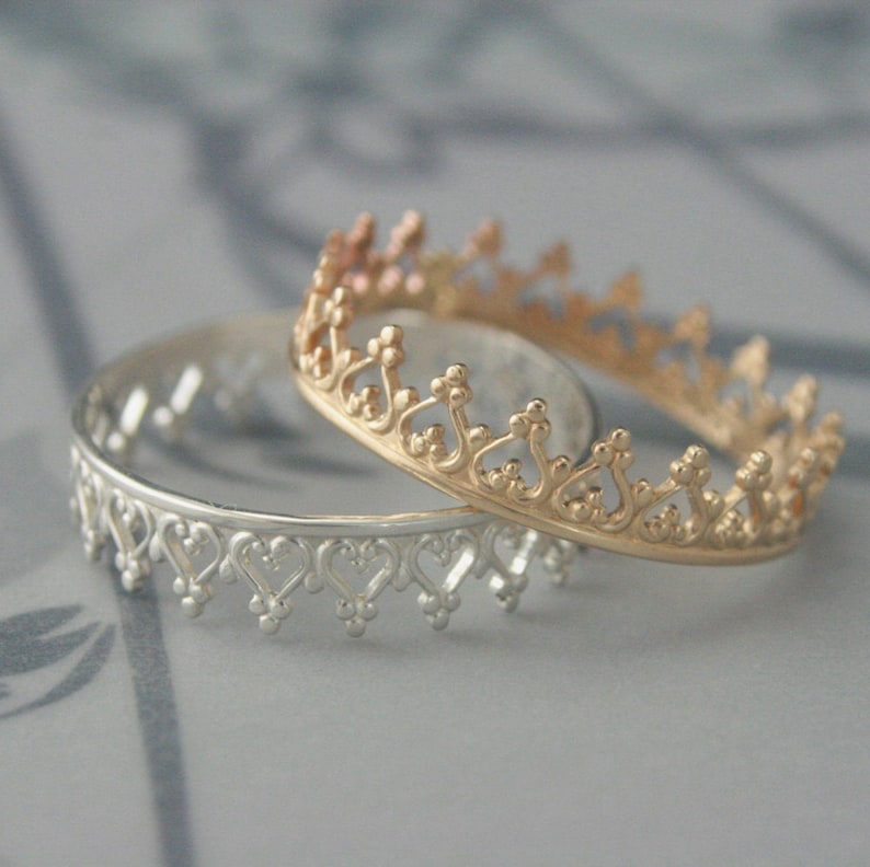 Crown Ringsolid 14K Yellow Gold Crown Ringcrown - Etsy Crown Ringsolid 14K Yellow Gold Crown Ringcrown - Etsy