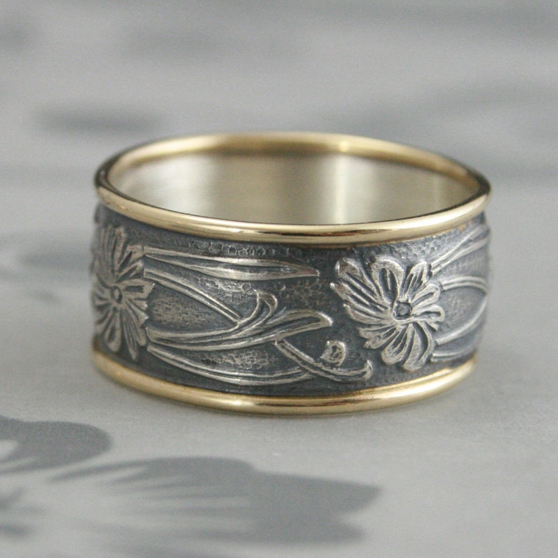Wide Wedding Ring - Etsy
