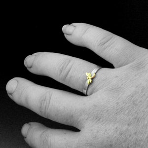 Bugga Bugga Bands--solid 14K Yellow Gold Bug of Your Choice on a 2mm ...