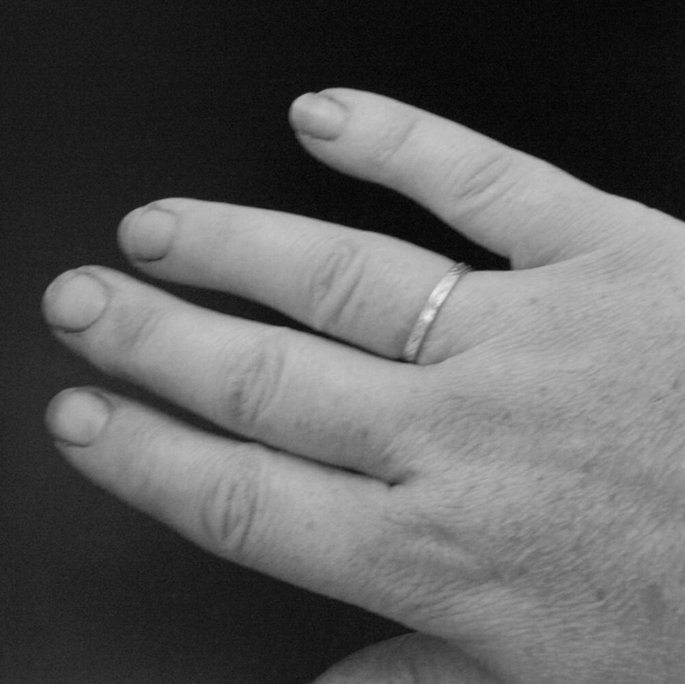 Fan and Feather Stacking Ringsolid Sterling Silver Engraved - Etsy