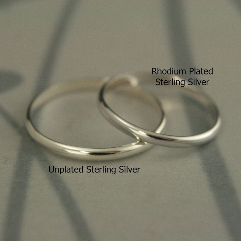 Rhodium Plating White Gold Dip*add on for Sterling Silver Only*rhodium ...