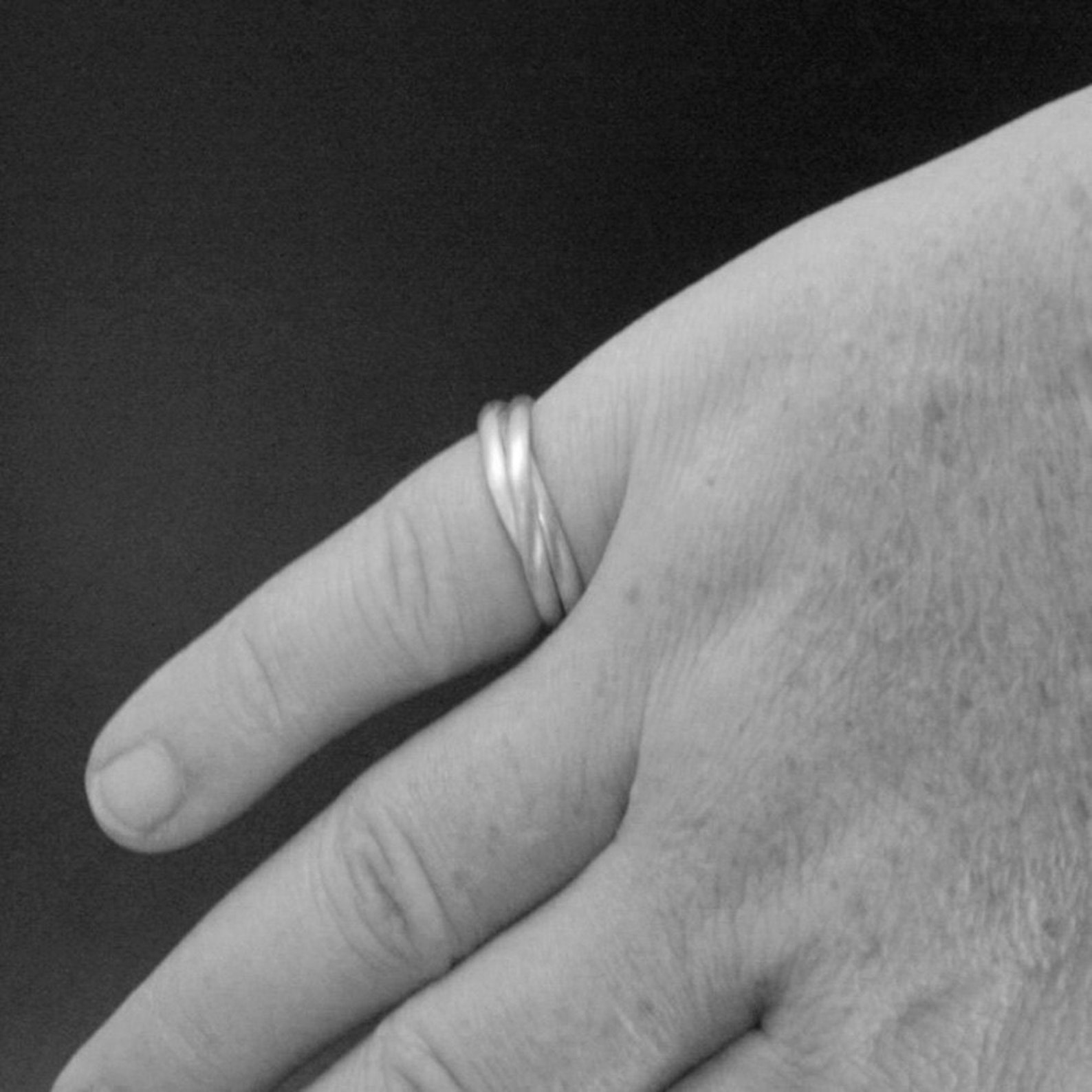 Silver Rolling Ring Sterling Silver Interlocking Ring Silver Wedding ...