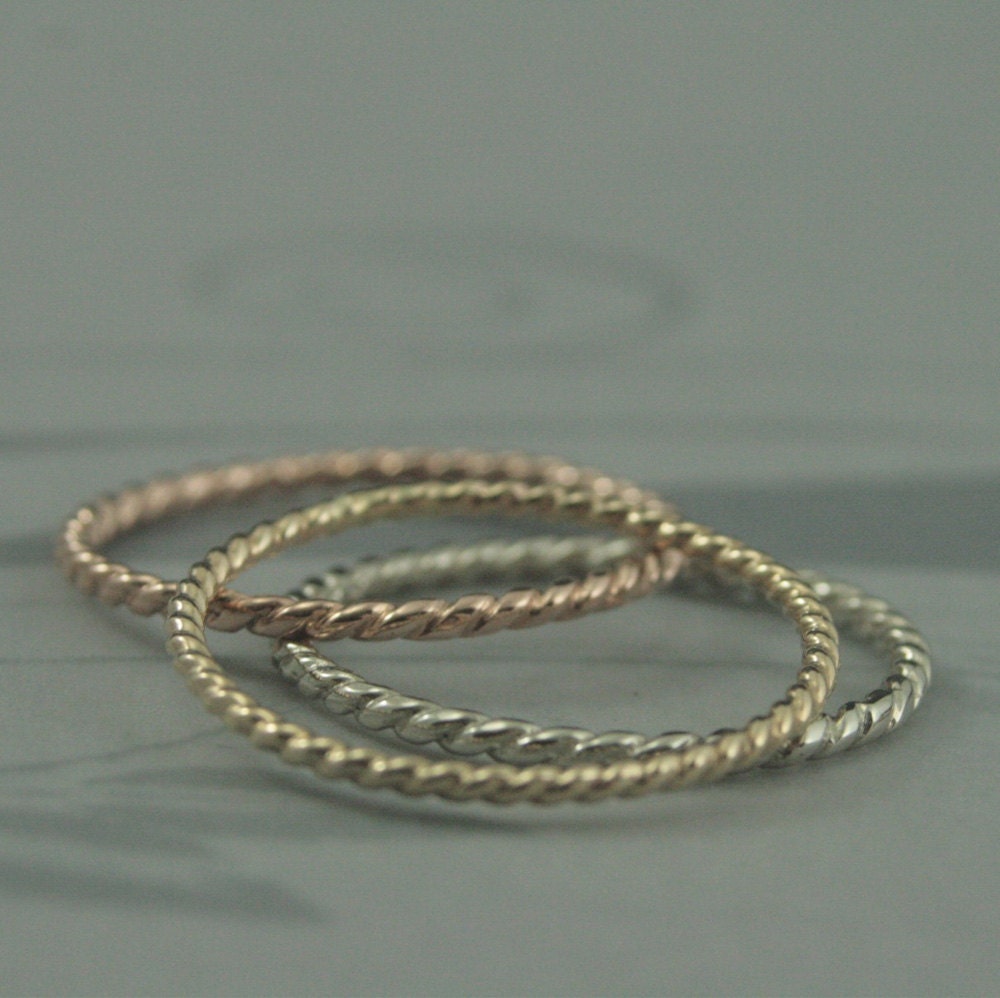 Band Twist Ring Gold Twist Band Thin Twist Ring Rope Gold Band - Etsy