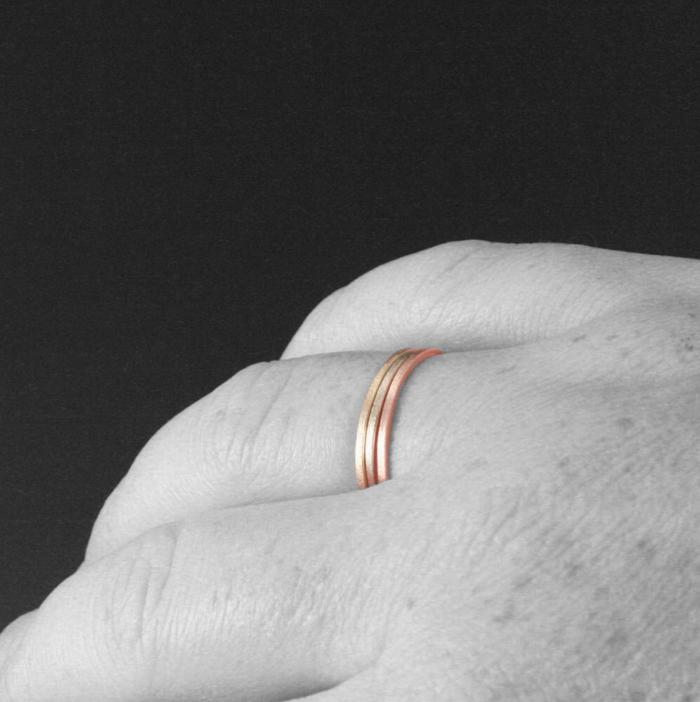 Thin Stacking Ringsuper Skinny Stackerspacer Ring1mm | Etsy